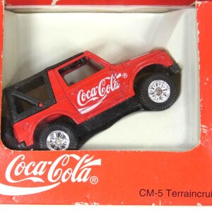 1 Vintage Coca Cola Miniature Car by Edocar Terraincruiser Pick-up ...