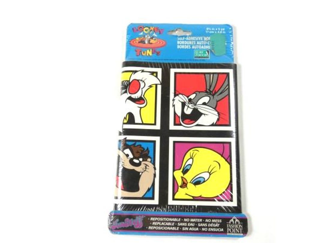 Vintage Looney Tunes Self Adhesive Borders Wall Sticker 1995 - Etsy