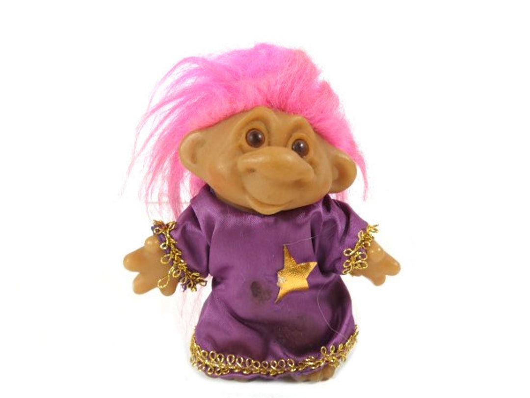 1 Vintage Thomas Dam Wizard Troll 5 Inch Troll Made in Denmark Vintage ...