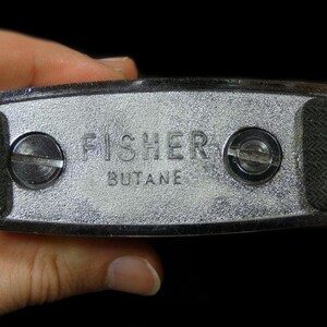 Vintage Fisher Butane Table Lighter Made in Japan Gift for Him Elegant ...