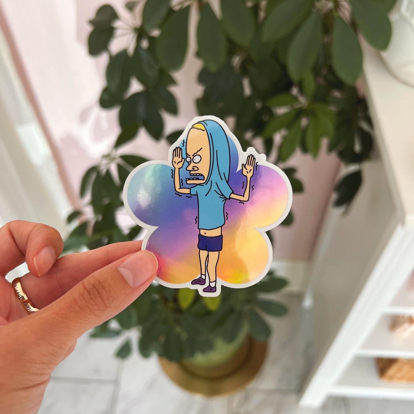 Art & Collectibles Beavis & Butthead Cornholio Sticker Drawing ...