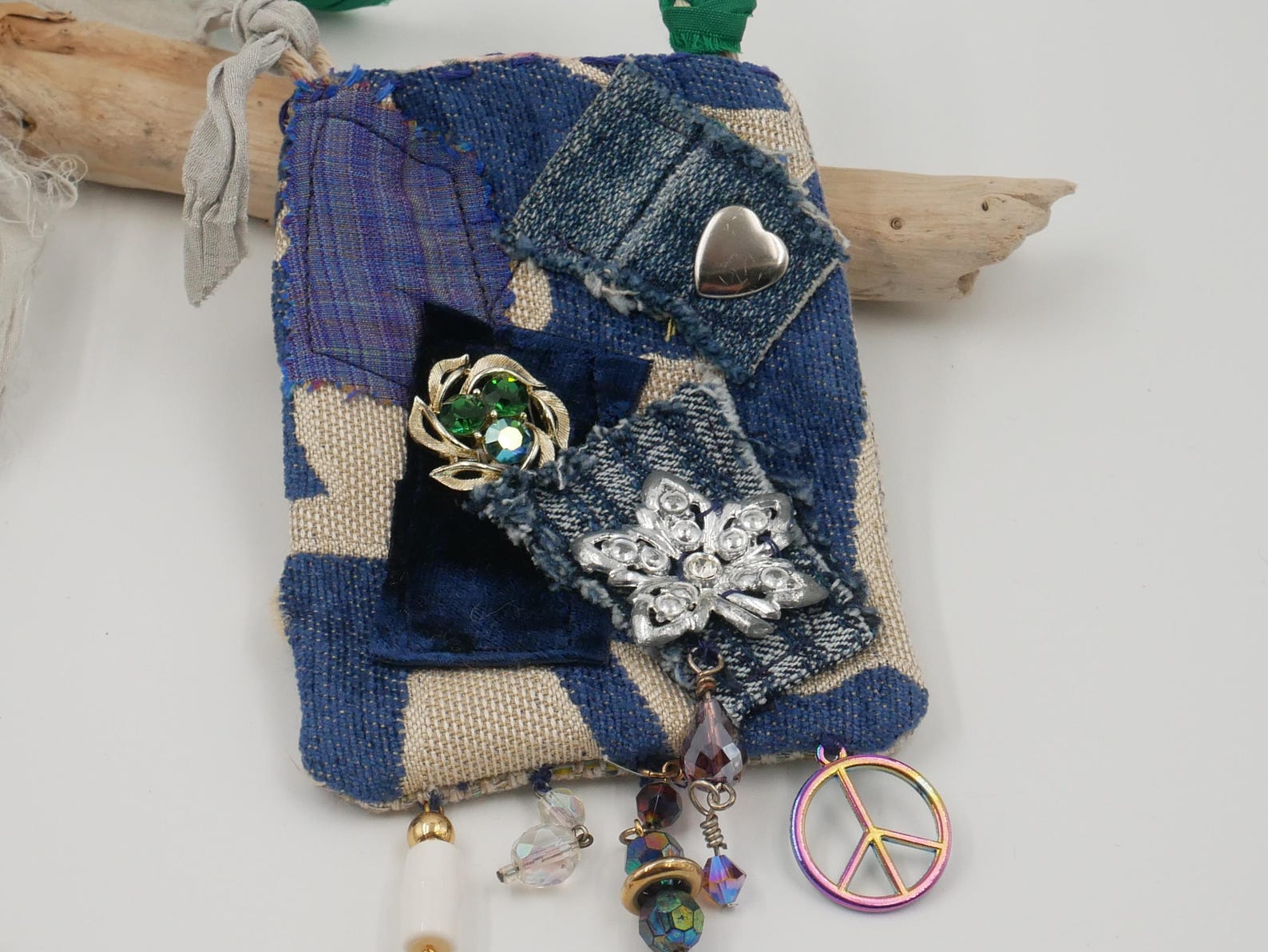 Talisman, Material Medicine Amulet Pouch With Pocket handmade Necklace ...