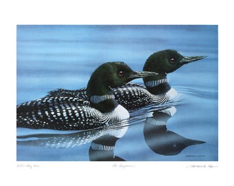 Loon Bird Painting - Etsy