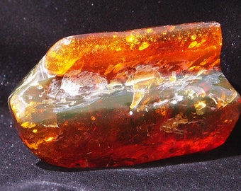 Fully Polished Mexican Amber Piece 269524 | Etsy