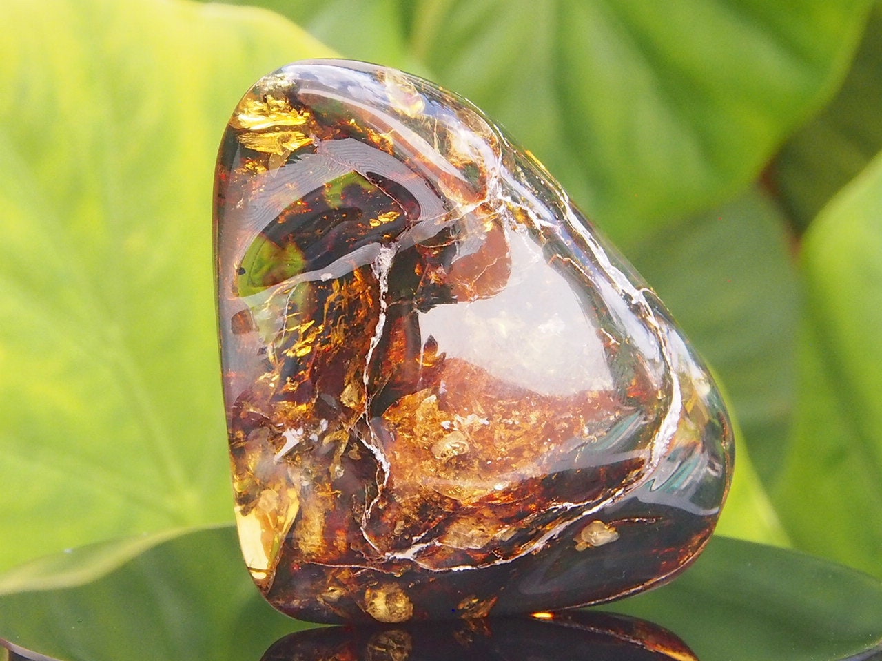Fully Polished Mexican Amber Piece 269524 | Etsy