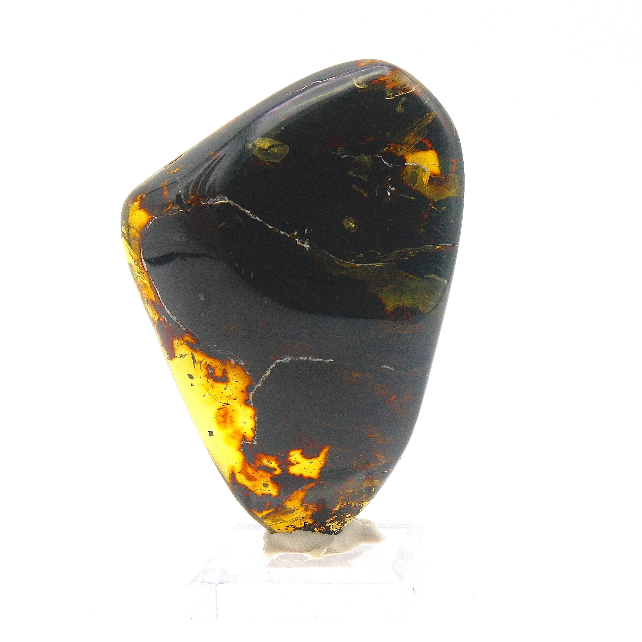 Fully Polished Mexican Amber Piece 269524 | Etsy
