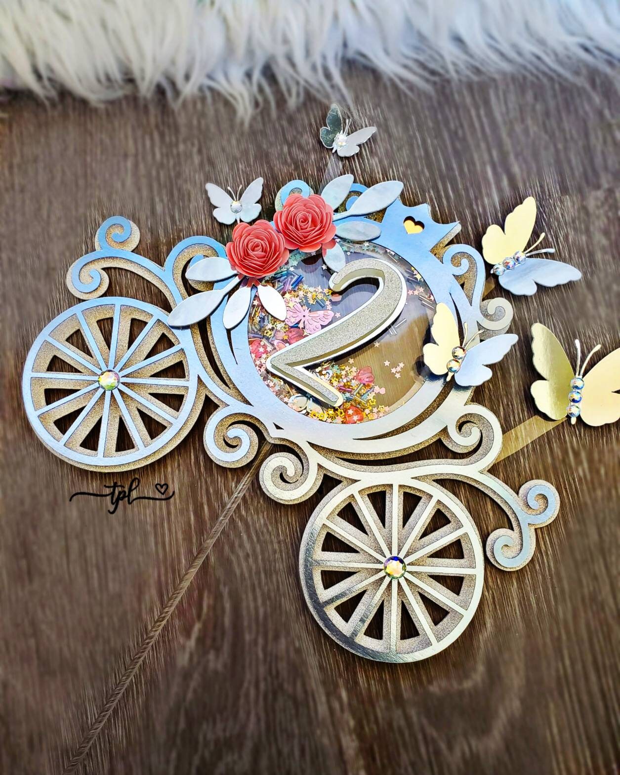 Princess Carriage Caketopper - Etsy