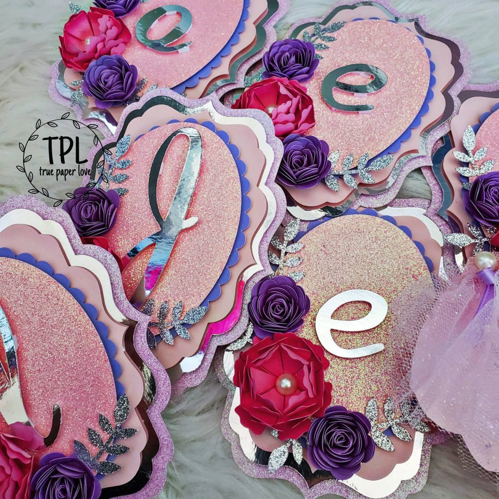 Personalized Ballerina Tutu Name Banner - Ballerina Birthday Garland - Etsy
