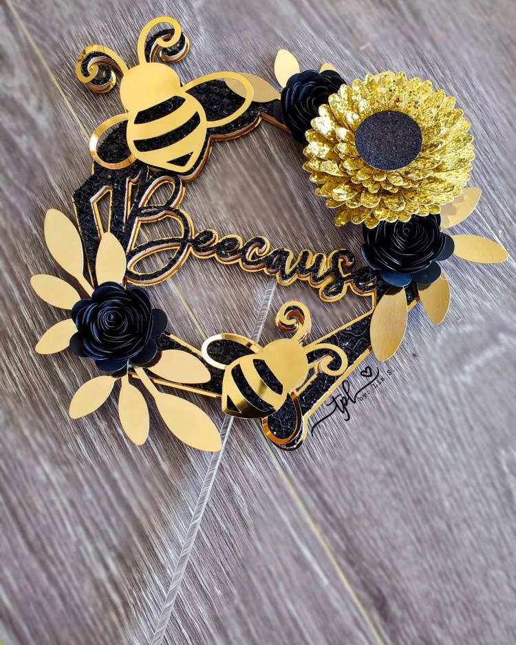 Bee Caketopper - Etsy