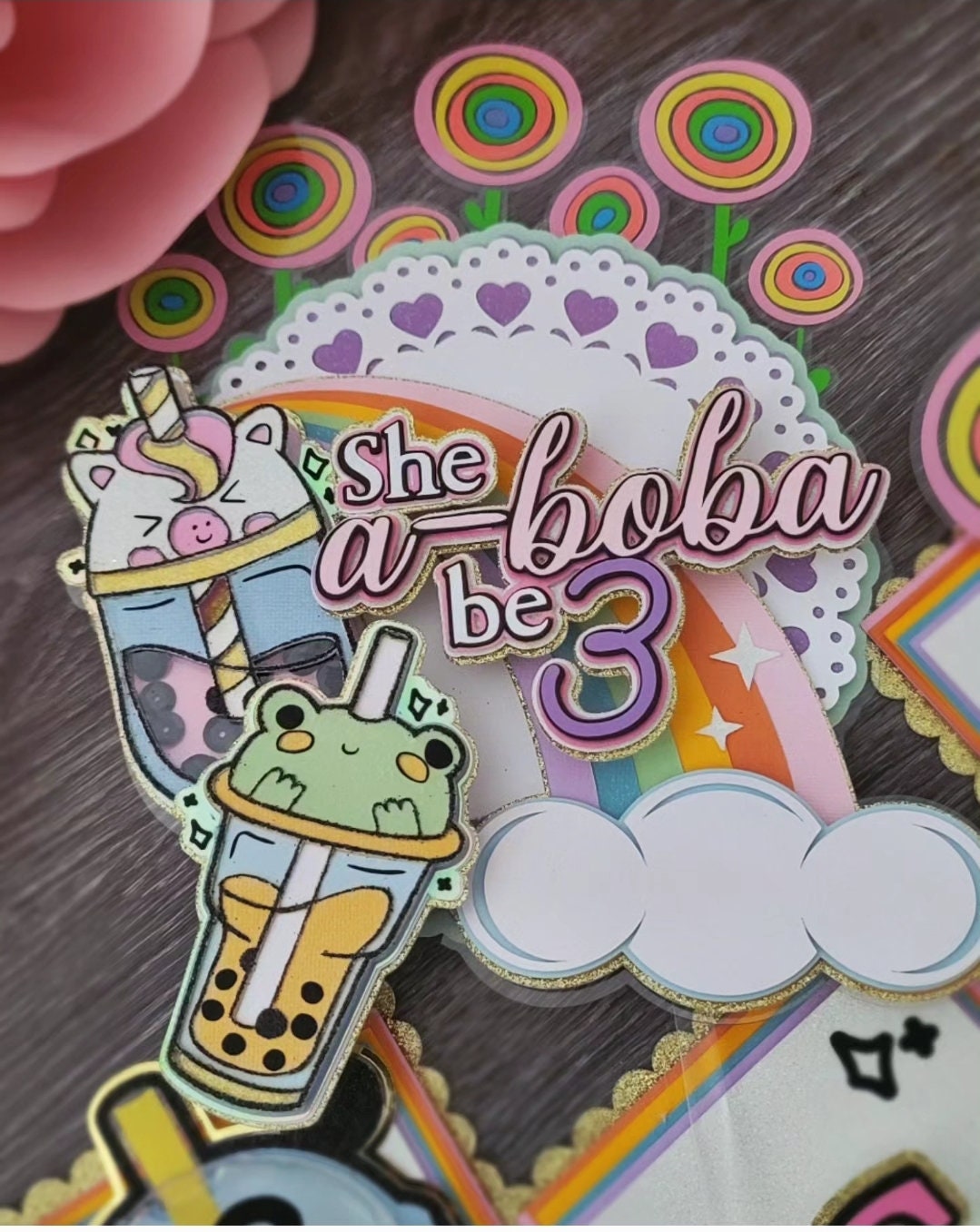 Boba Caketopper - Etsy