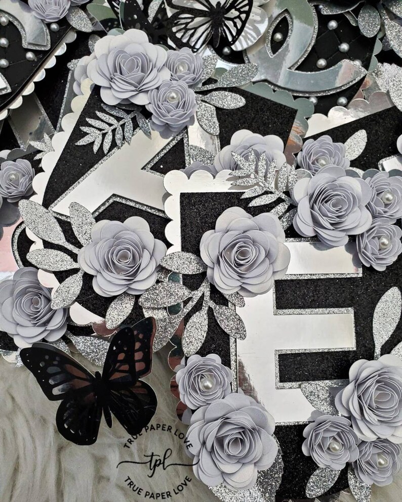 Floral Banner - Etsy