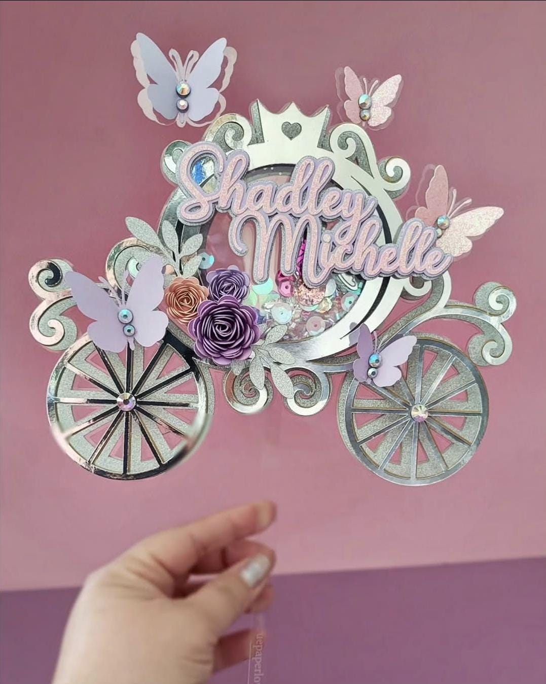 Princess Carriage Caketopper - Etsy