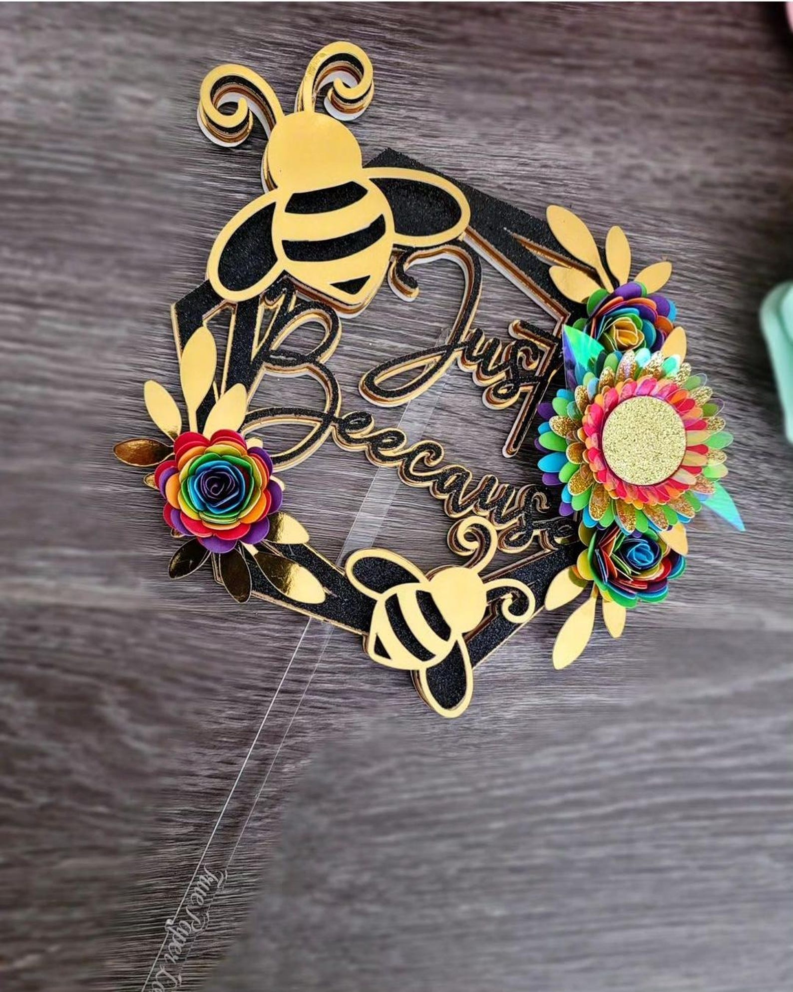 Bee Caketopper - Etsy