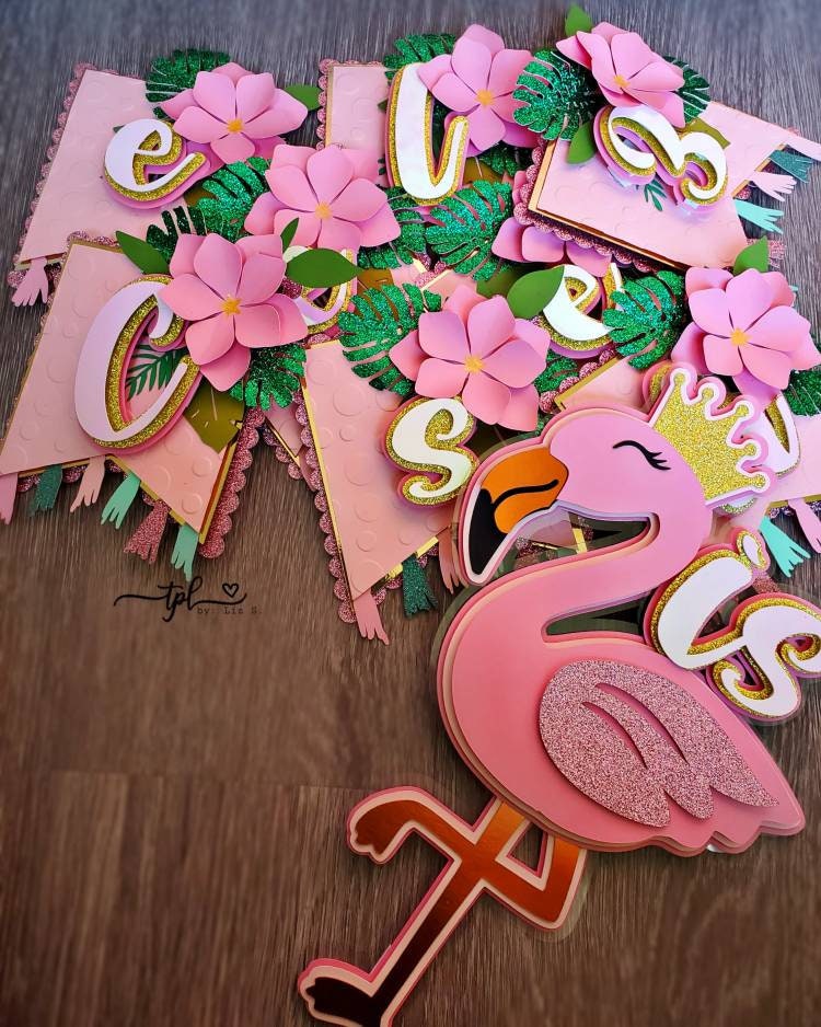 Flamingo Banner - Etsy