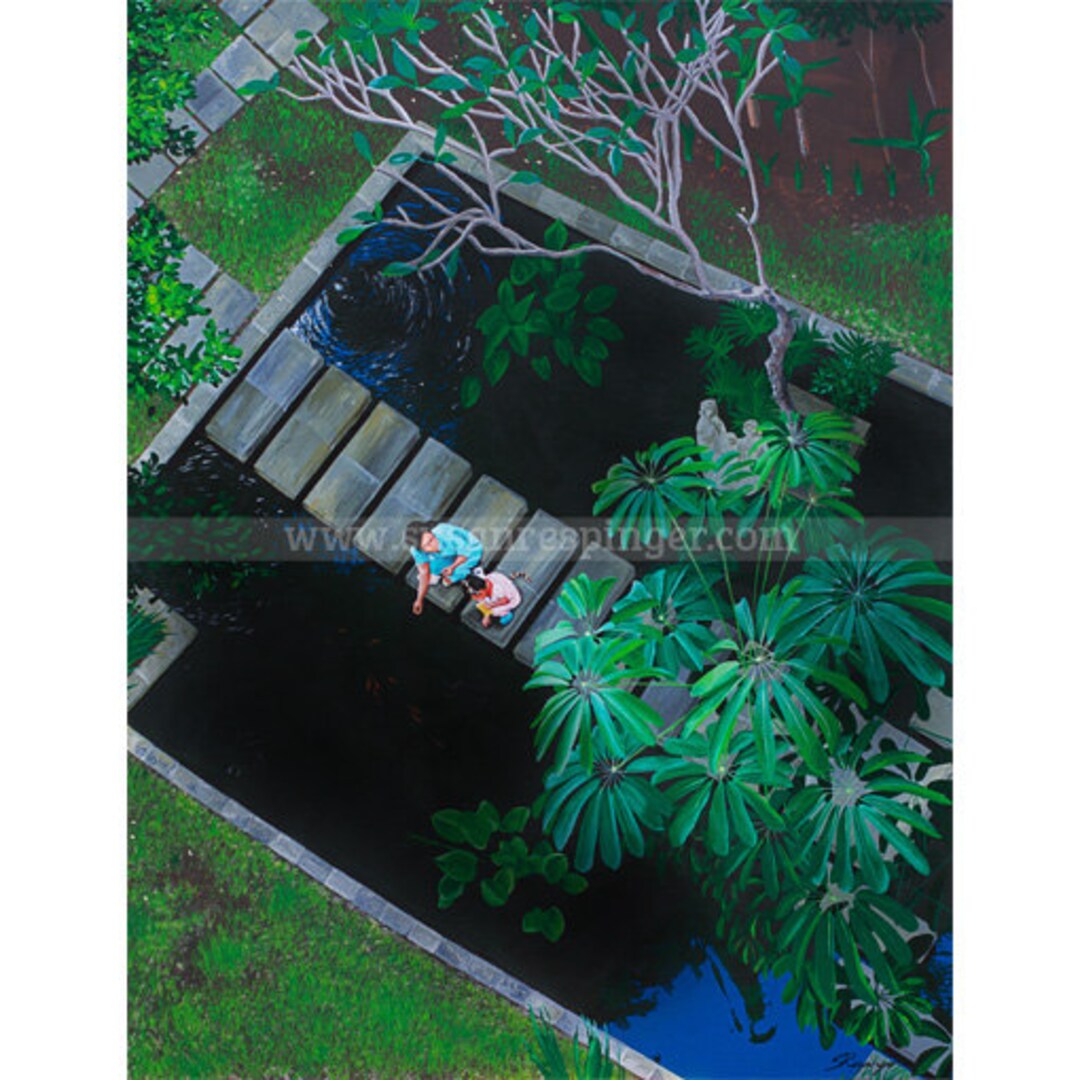 Bali, Limited Edition Print of Acrylic on Canvas Painting - Etsy