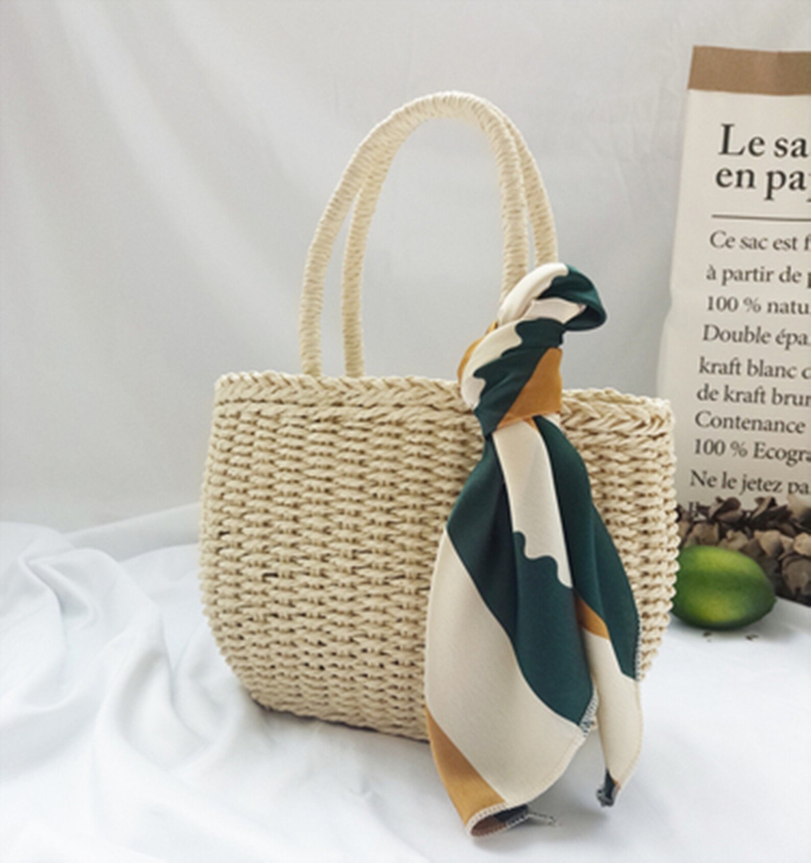 Hand-made Straw Bag Women Beach Woven Bags for Summer Travel - Etsy