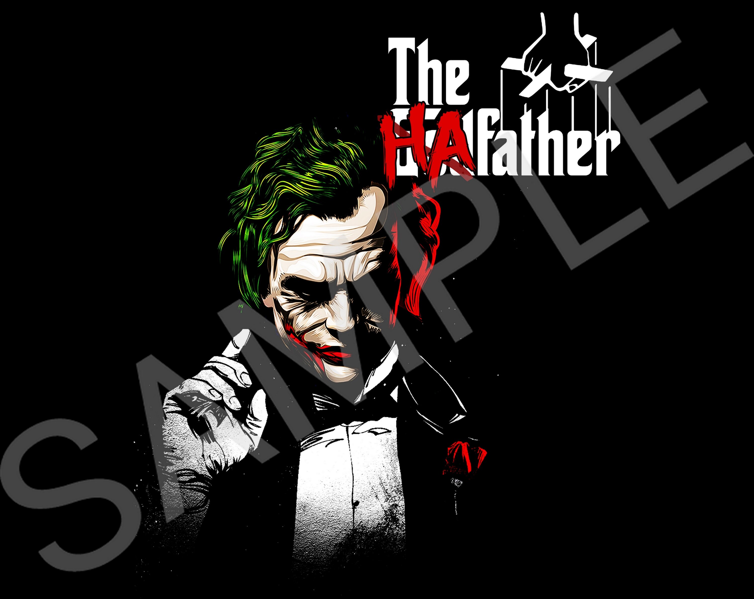 The Hafather Joker the Godfather Png, Villains Dad Png, Happy Father ...