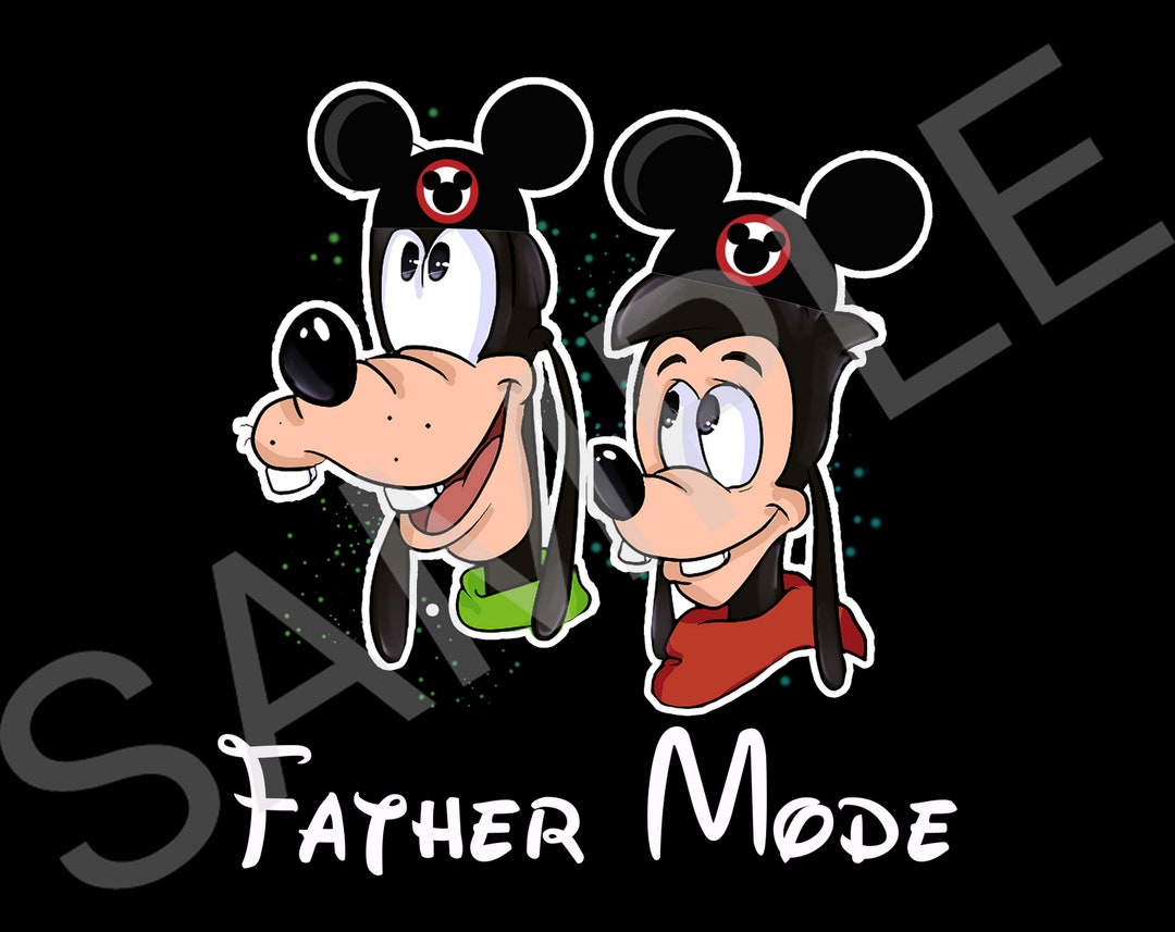 Father Dis..ney Mode Goofy and Son Png, A Goofy Movie Png, Rad Dad Rad ...
