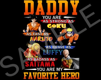 Dragon Ball Z Fathers Day - Etsy UK