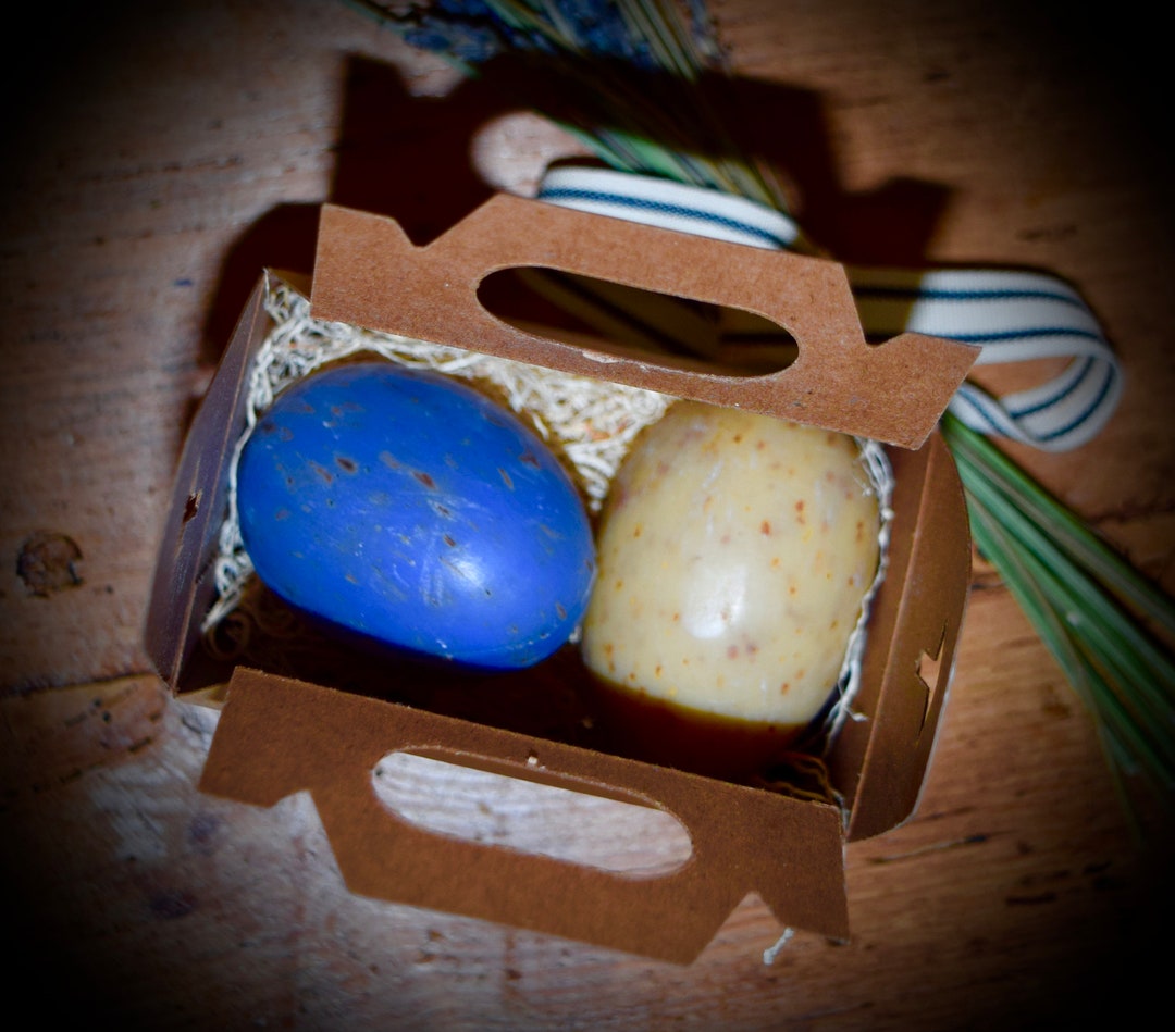 Box of Two French Hard Milled Soap Eggs- Savons Oeufs. Sku:bb001 - Etsy