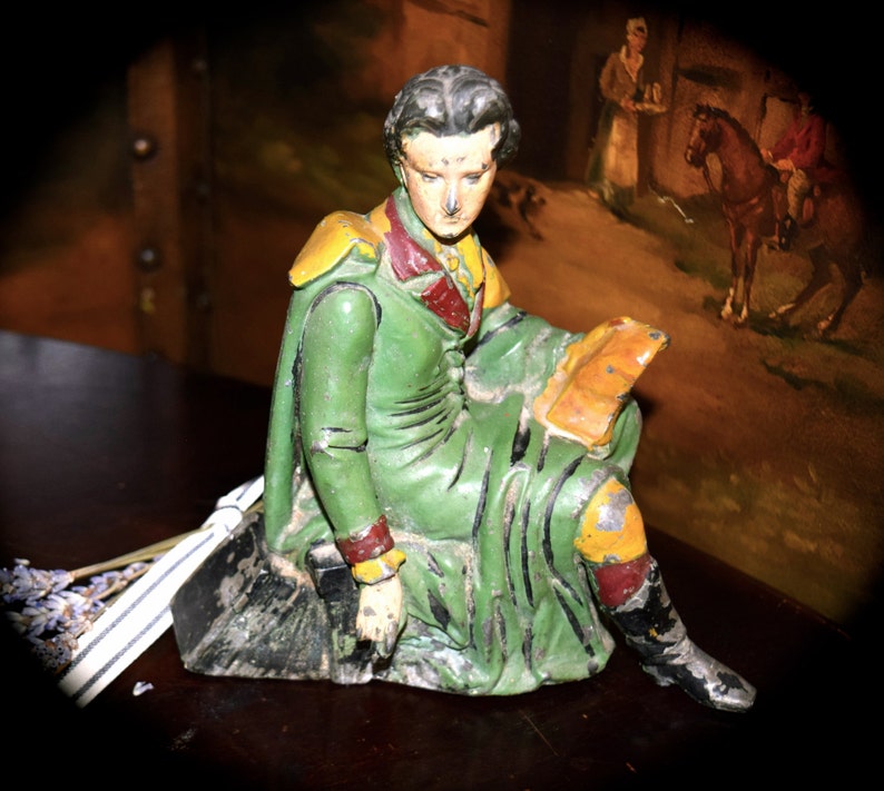 Antique Cast Spelter Clock Topper Sku: C260 - Etsy