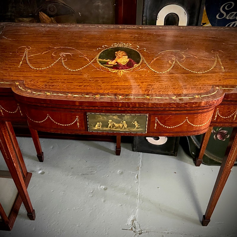 Antique Game Table - Etsy