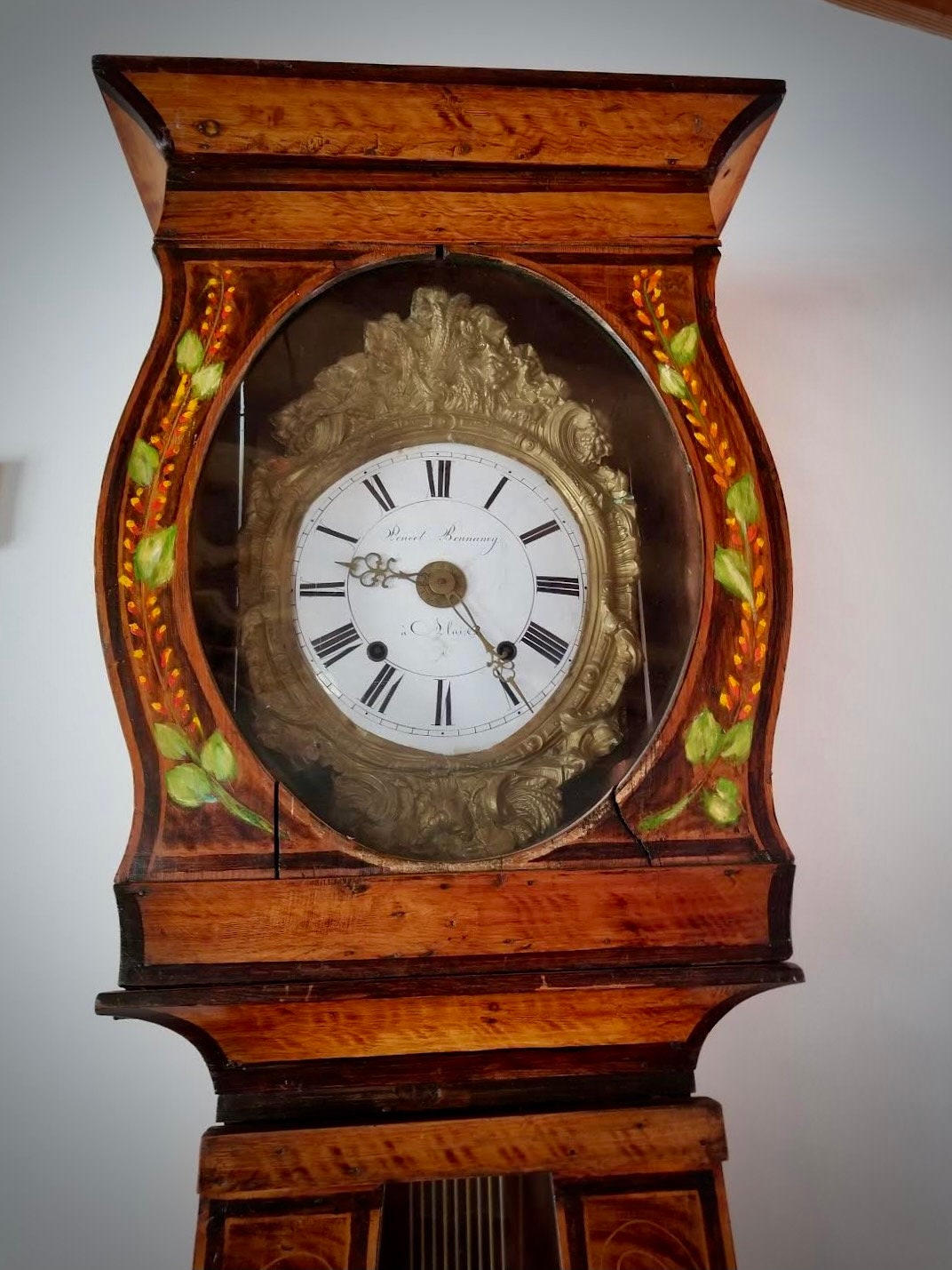 French Antique Floor Clock C.1800's Sku: - Etsy