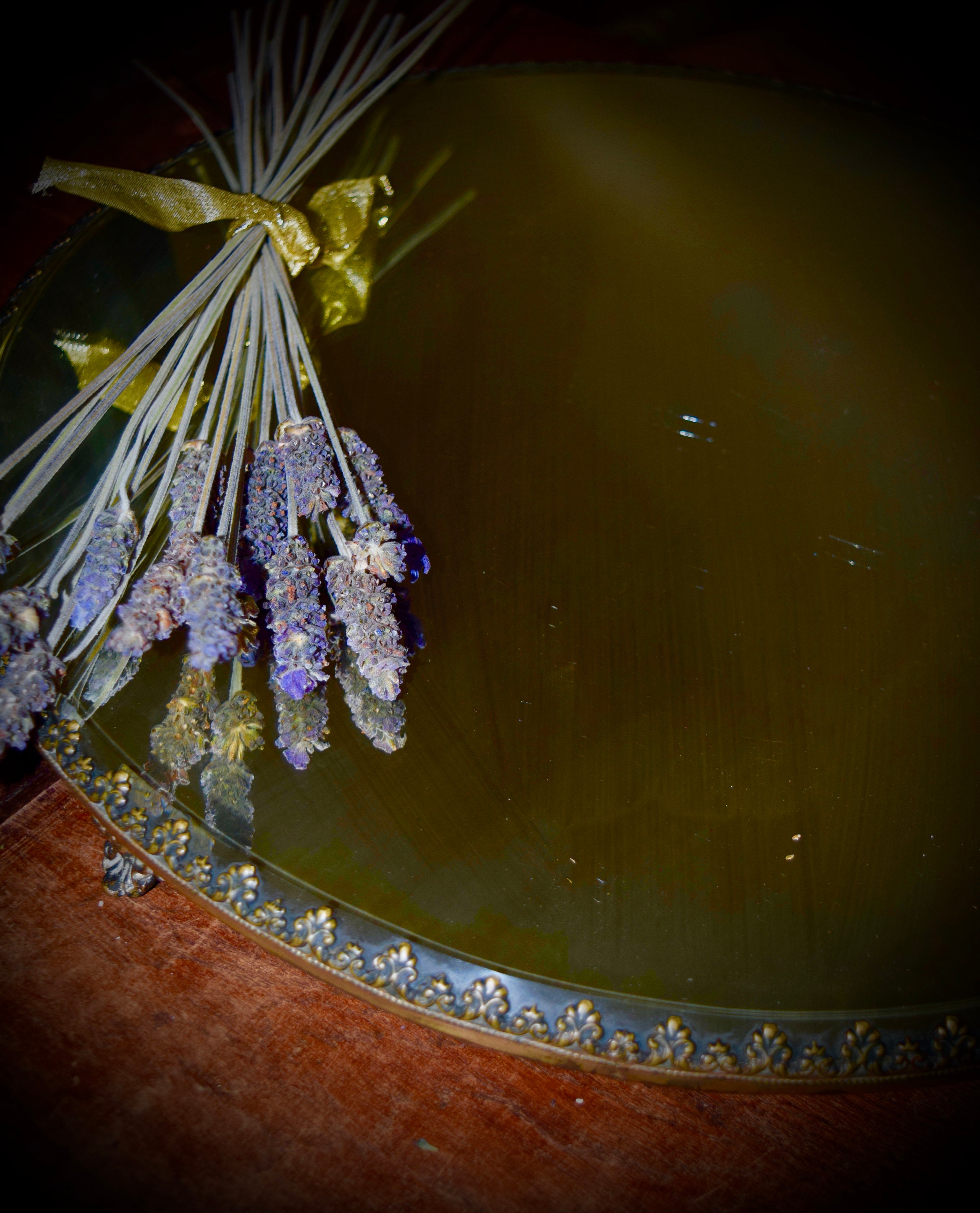 Victorian Brass Edge Trim Plateau Vanity Perfume Beveled - Etsy