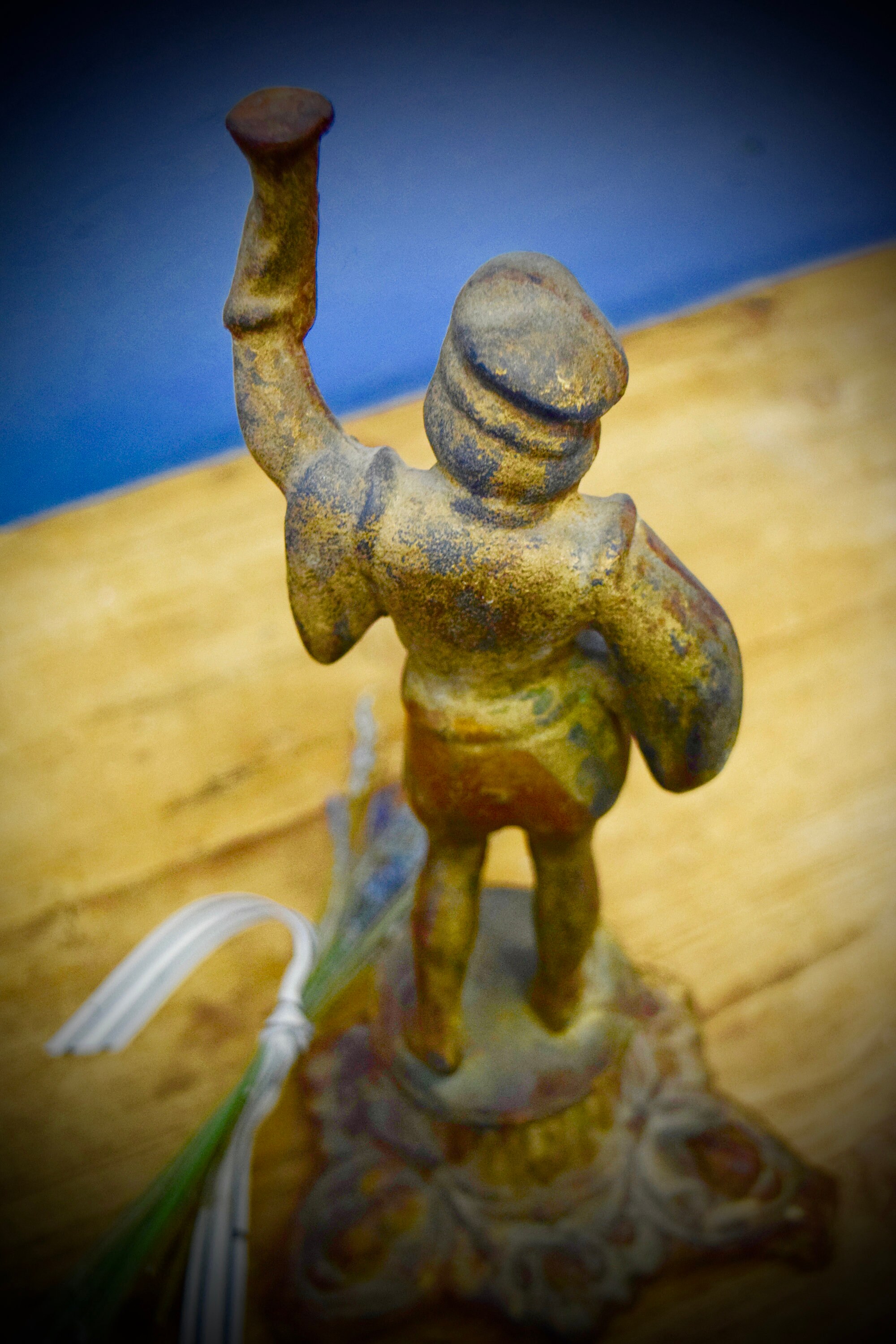 Antique French Statue of Boy on Pedestal. Sku: C429 - Etsy