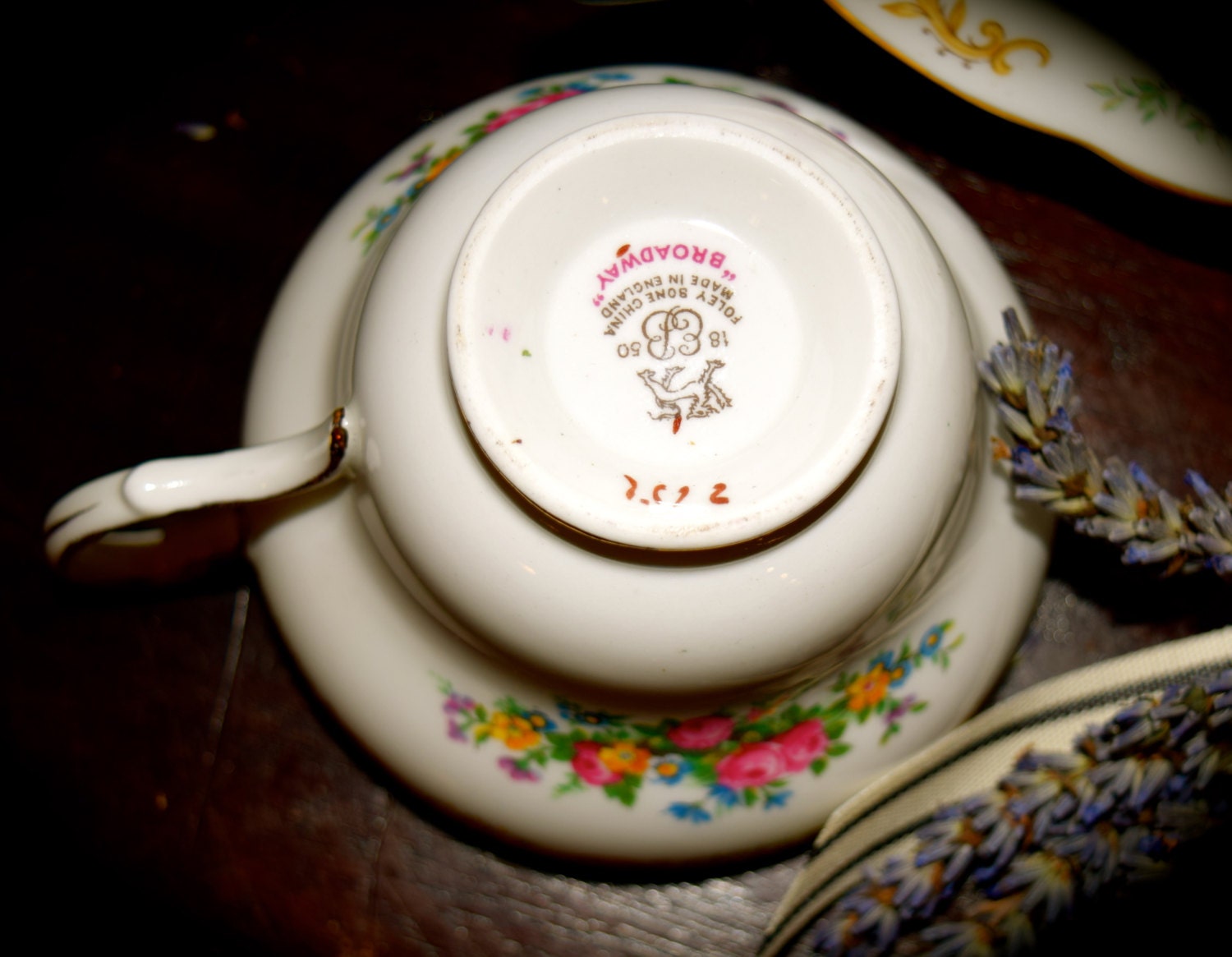 EB Foley 1850 Bone China, Made in England, broadway Teacup and Saucer ...