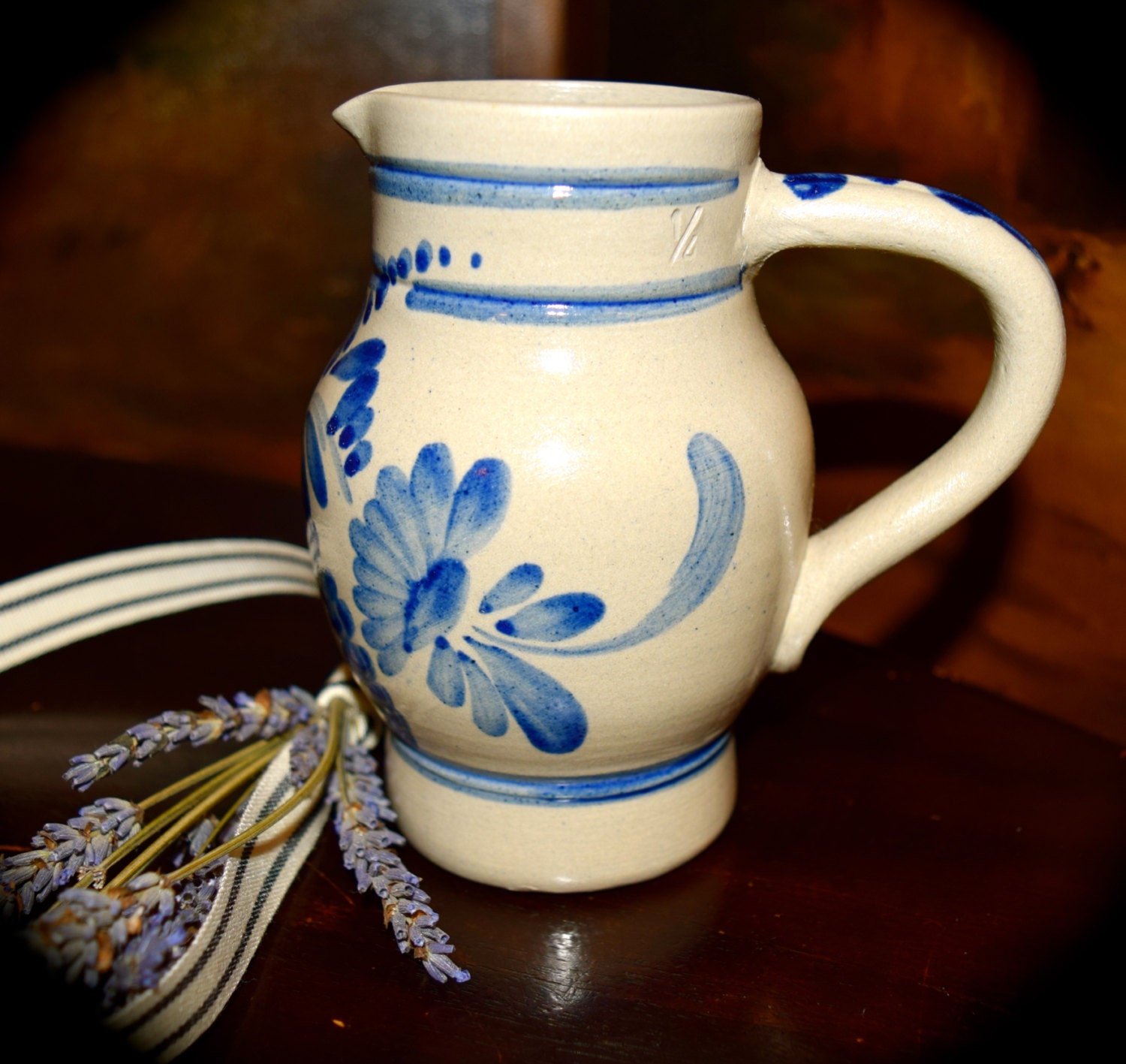 French Vintage Stoneware Pitcher Made in France Sku: C195 - Etsy