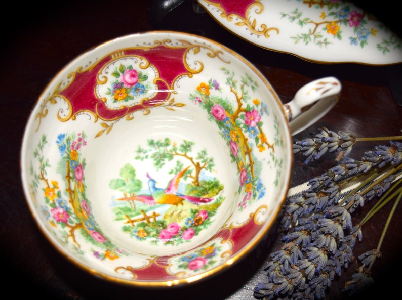 EB Foley 1850 Bone China, Made in England, broadway Teacup and Saucer ...