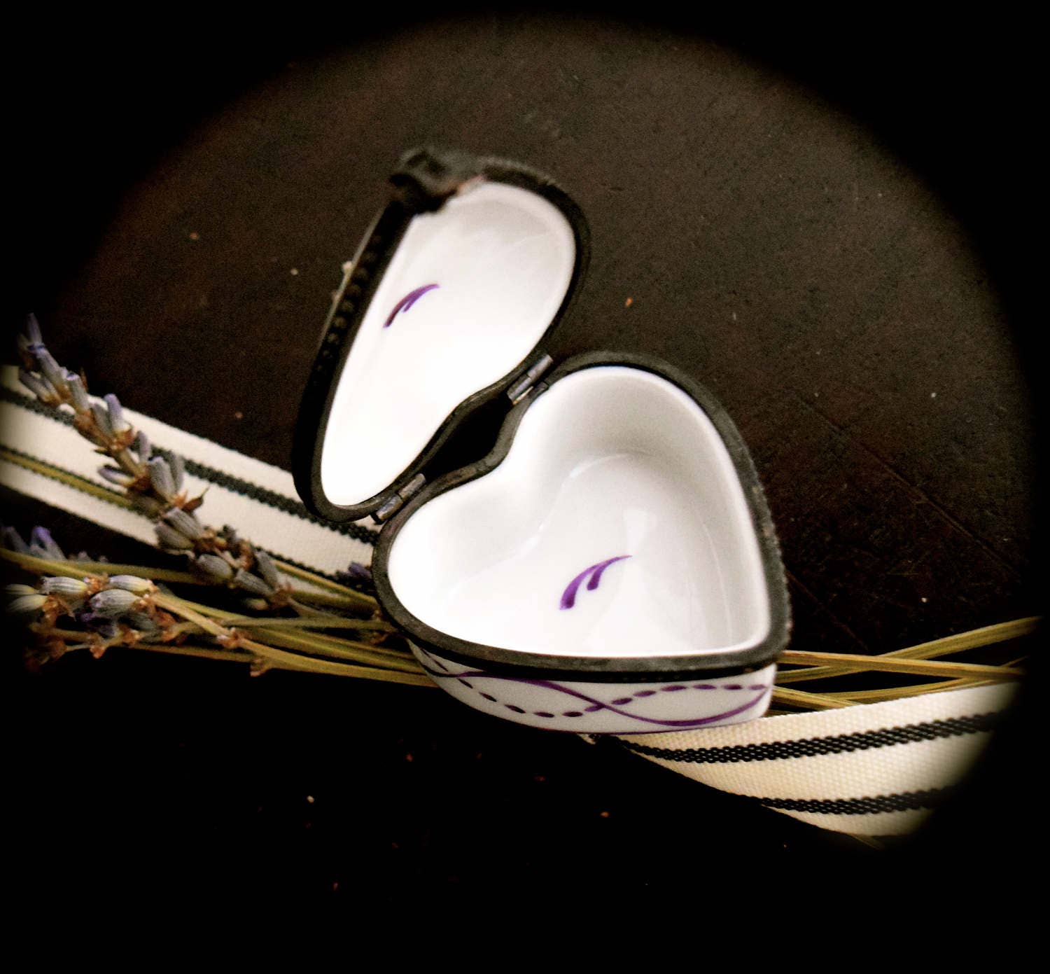 Vintage French Limoges Heart Box Sku: L263 - Etsy