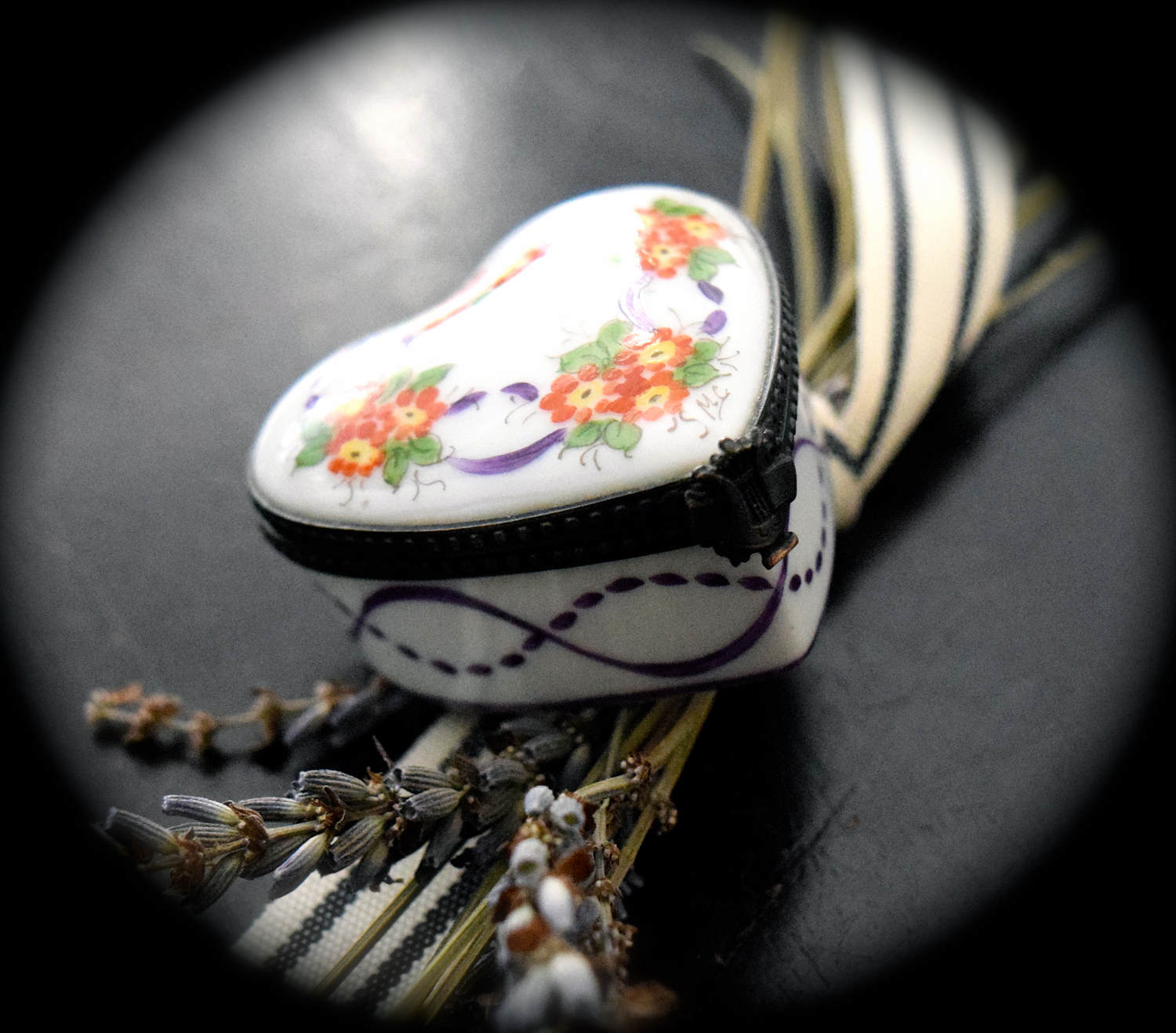 Vintage French Limoges Heart Box Sku: L263 - Etsy