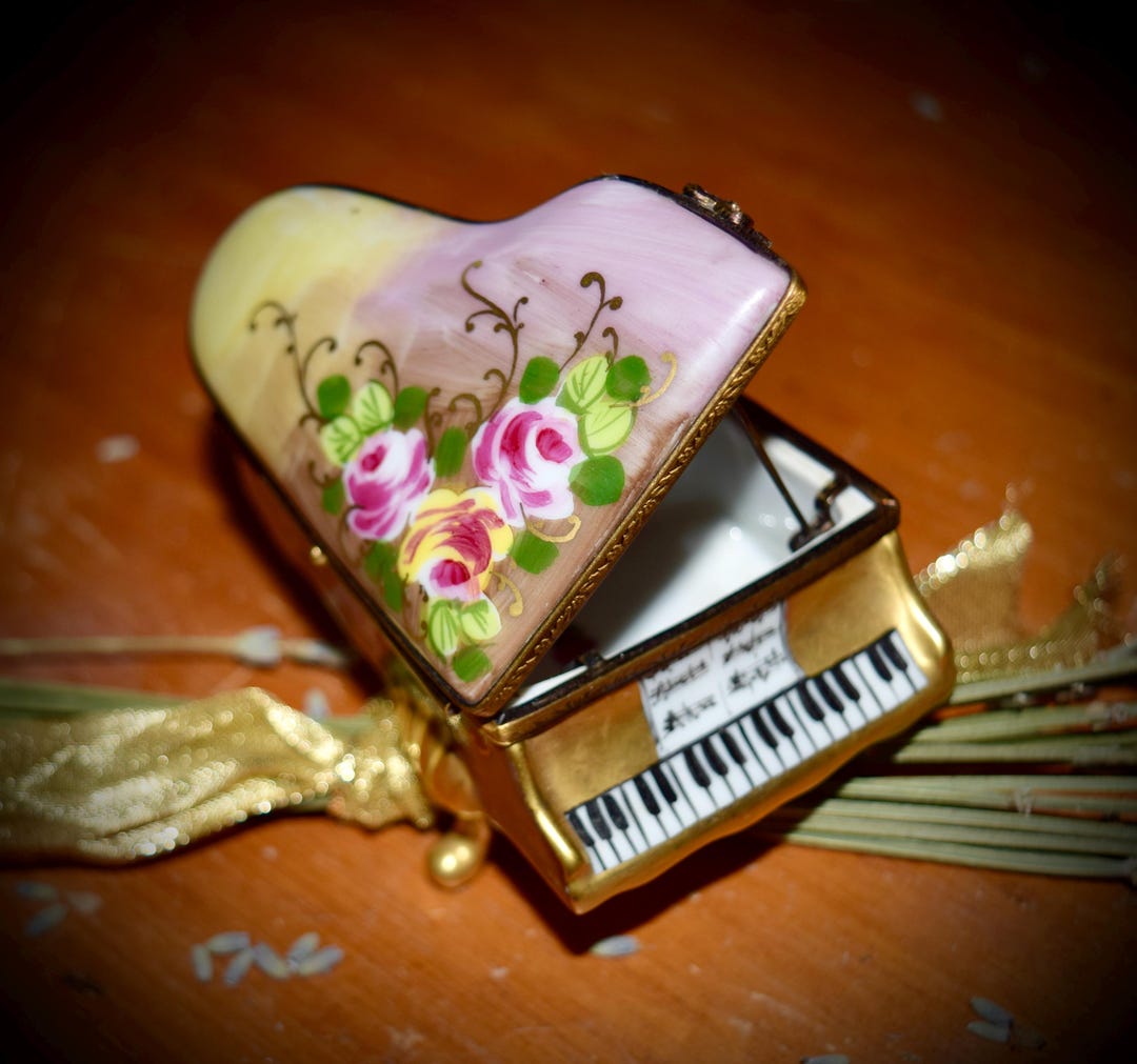 Antique French Limoges Piano Box. Sku: L440 - Etsy