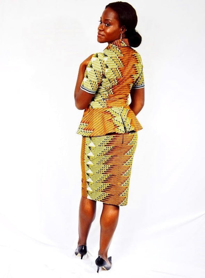 Schona Tribal Print African Wax Suit Ladies' Suit. - Etsy