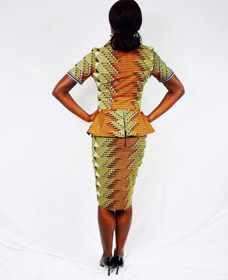 Schona Tribal Print African Wax Suit Ladies' Suit. - Etsy