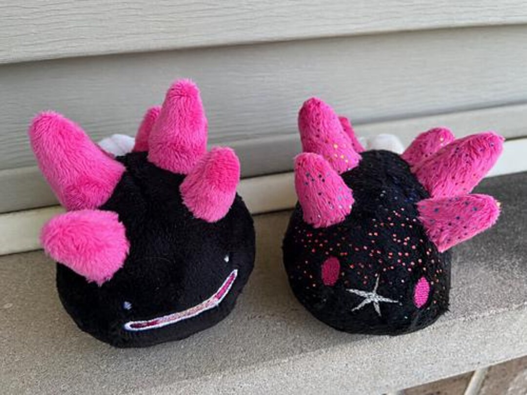 Fancy Pyukumuku Plushies - Rainbow and Ditto! - Etsy