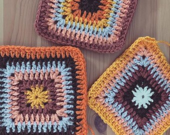 Granny Square Potholder | Etsy