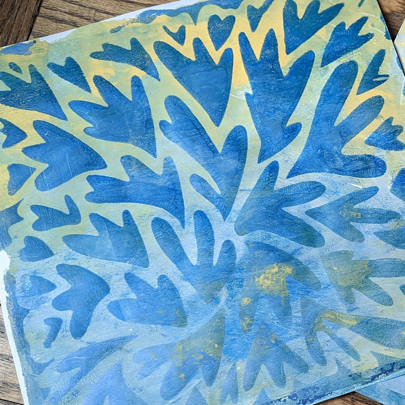 STENCIL | Splash | Mixed Media | Ideal for Gel Plate Printing, Polymer ...