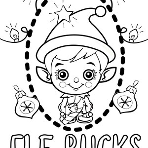 Christmas Elf Chore List & Reward Instant Download Earn Elf Bucks ...