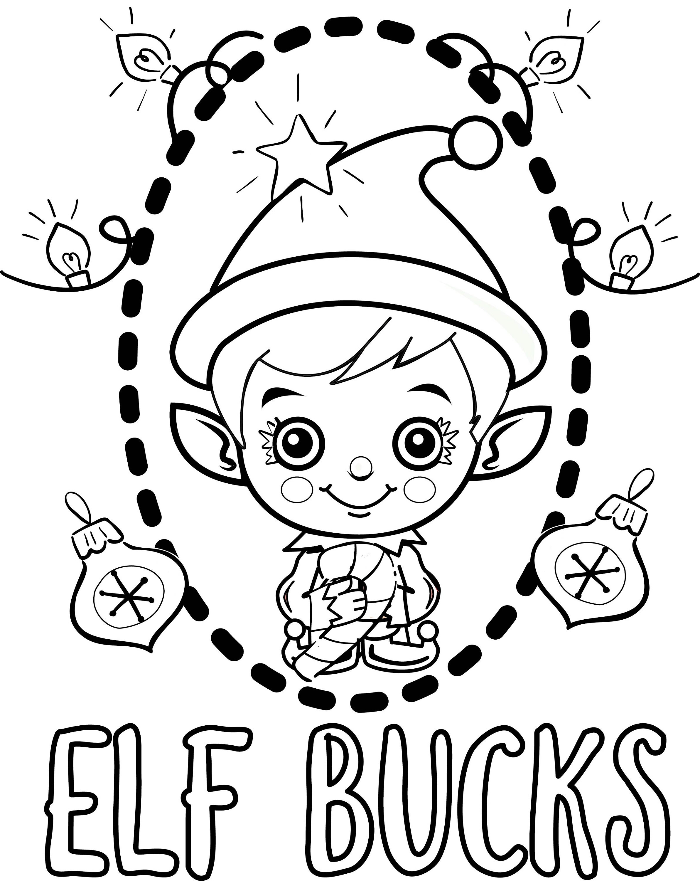 Christmas Elf Chore List & Reward Instant Download Earn Elf Bucks ...