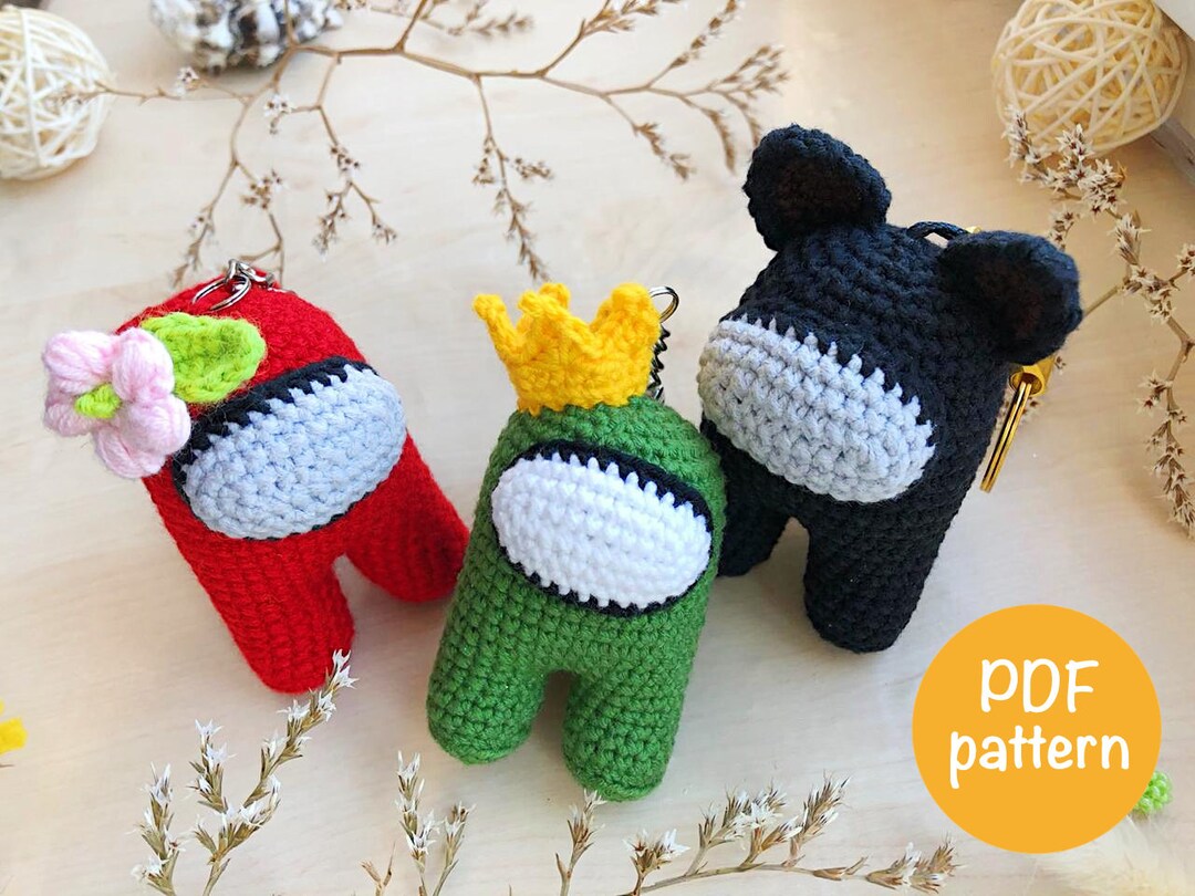 Among Us Crochet Pattern Cute Among Us Toy Among Us Keychain Pattern ...