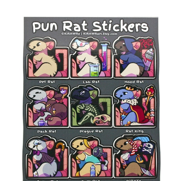 Rat Sticker - Etsy