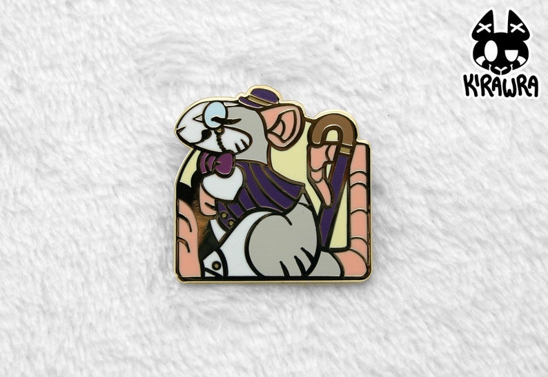 Fancy Rat Pin Pun Rats Hard Enamel Funny Cute Pets Gold - Etsy