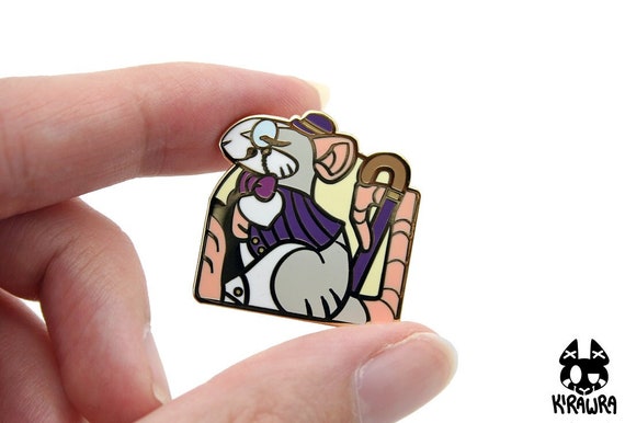 Fancy Rat Pin Pun Rats Hard Enamel Funny Cute Pets Gold - Etsy