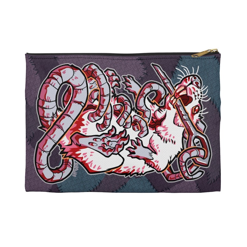 Stitched Rat Zipper Pouch Choose Size Pencil Case Makeup - Etsy