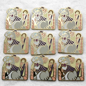 Fancy Rat Pin Pun Rats Hard Enamel Funny Cute Pets Gold Metal Lapel ...