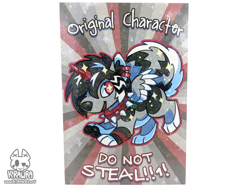 Holofoil Original Character 4x6 Art Print — KIRAWRA.ART