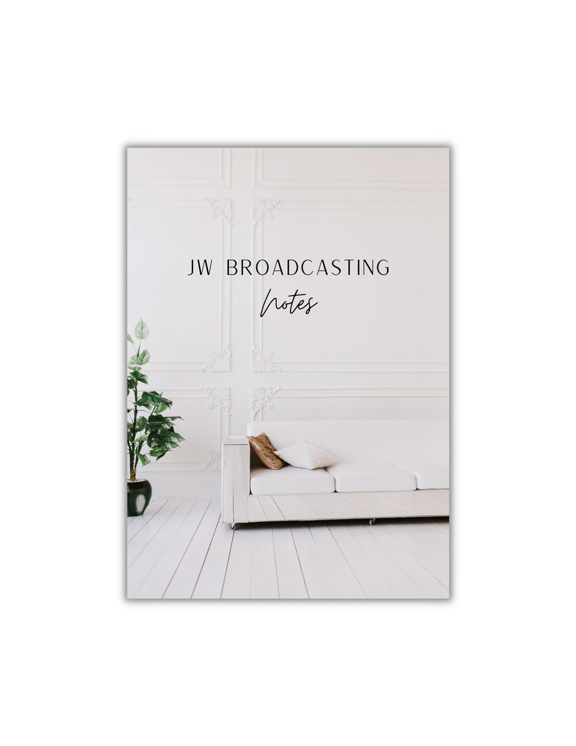JW Broadcasting Workbook ENG - Etsy
